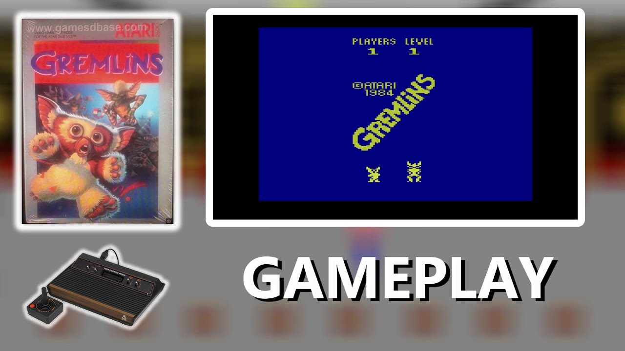 Gremlins (Atari 2600) Gameplay - YouTube