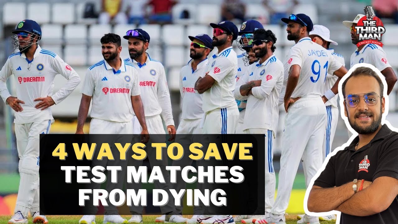 🏏 Cricket Strategy Unveiled: Saving Test Matches with a Twist! 🔄📊 - YouTube