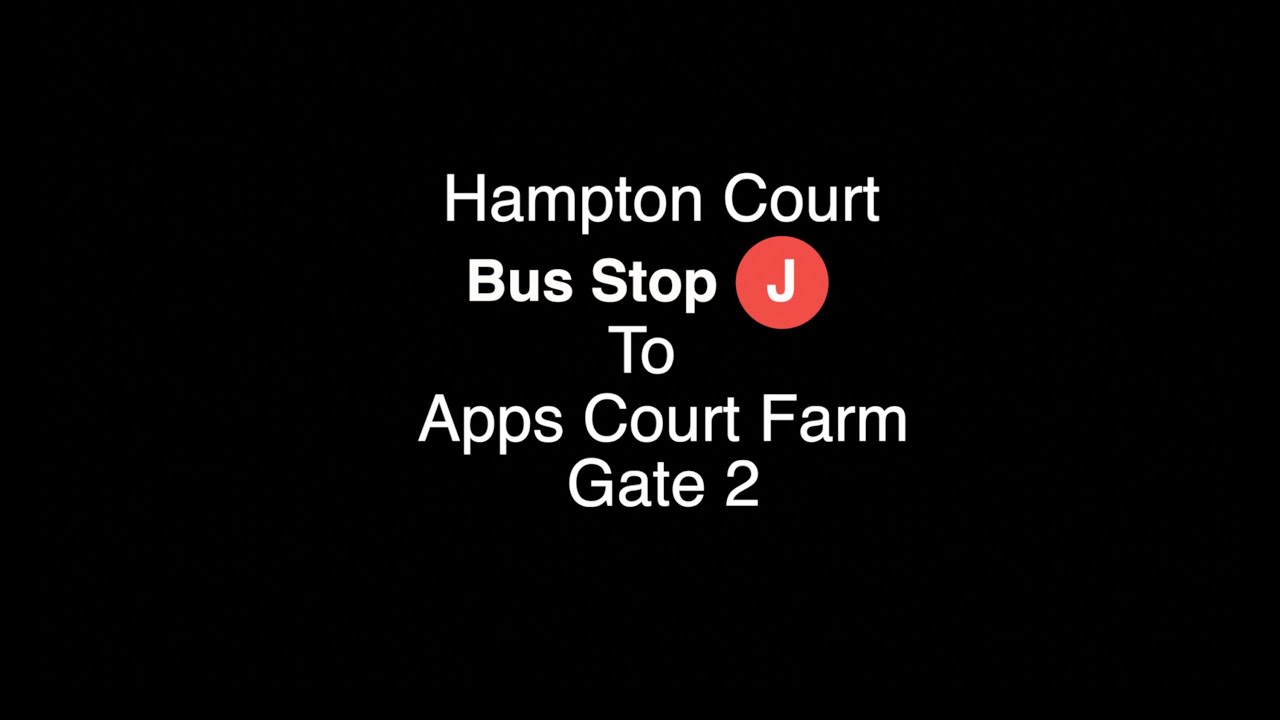 Hampton Court to Apps Court Farm - YouTube