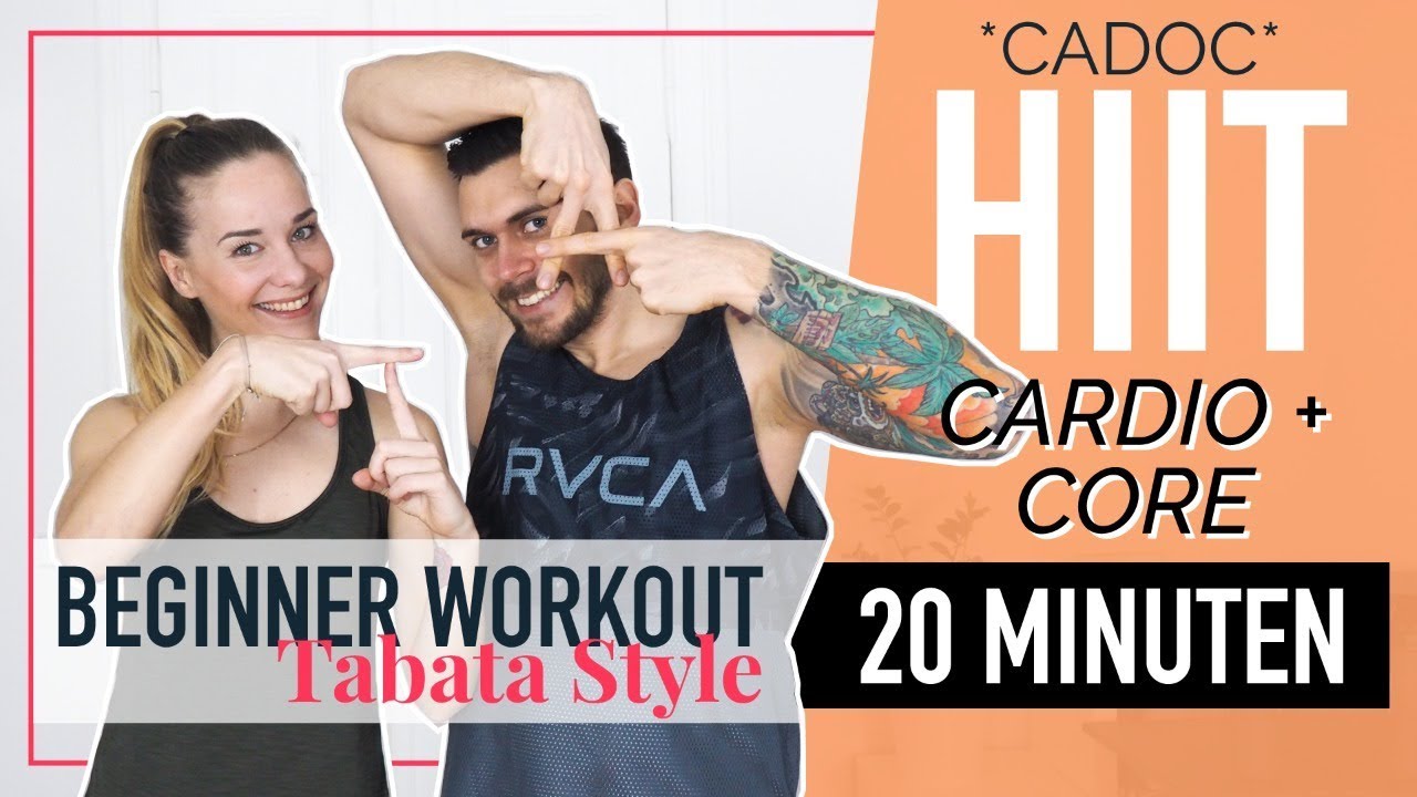 HIIT Tabata Style Workout für Beginner 👉 10 effektive Cardio & Core ...