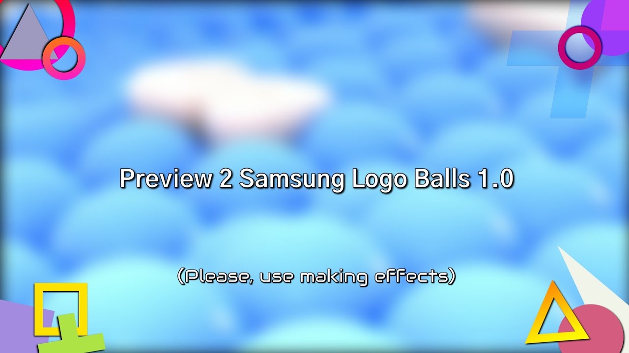 Preview 2 Samsung Logo Balls 1.0. - YouTube