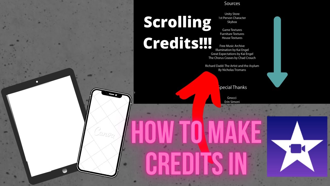 How To Make Credits On IMovie iOS YouTube How To Make Credits On IMovie iOS YouTube
