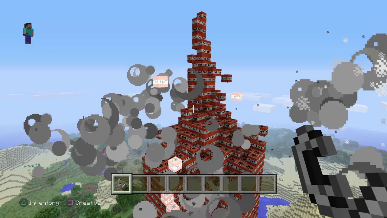 Minecraft: The Biggest TNT Tower and Explosion - YouTube