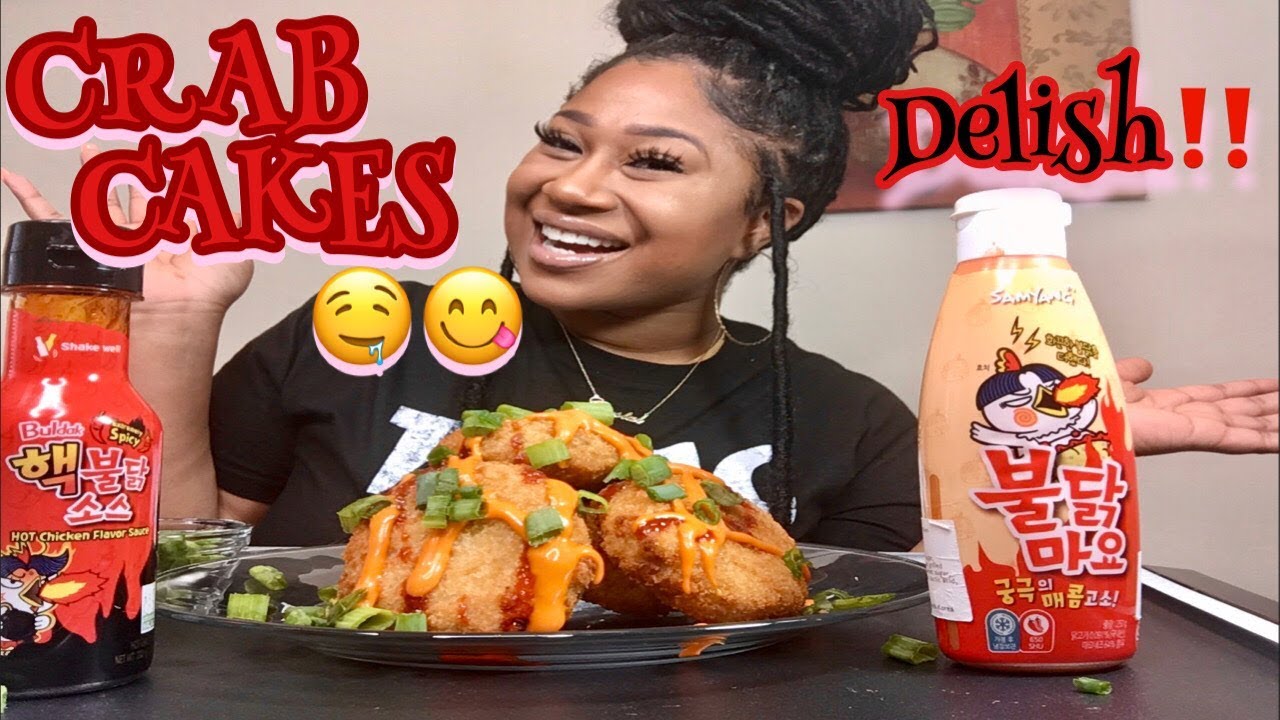 CRAB CAKES MUKBANG‼️MUST WATCH‼️ - YouTube