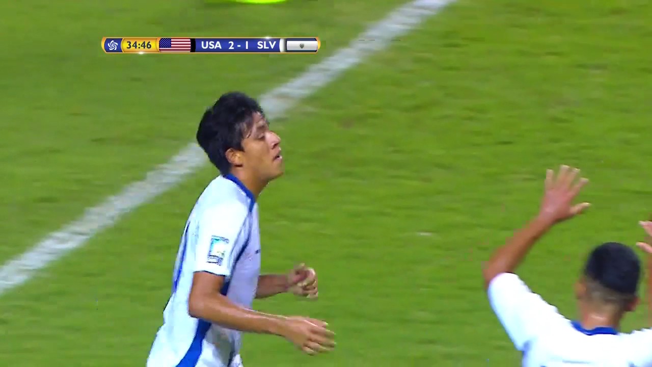 GOAL El Salvador, Marvin MARQUEZ No. 10 | @ussoccer @Fesfut_SV #CU20CRC ...