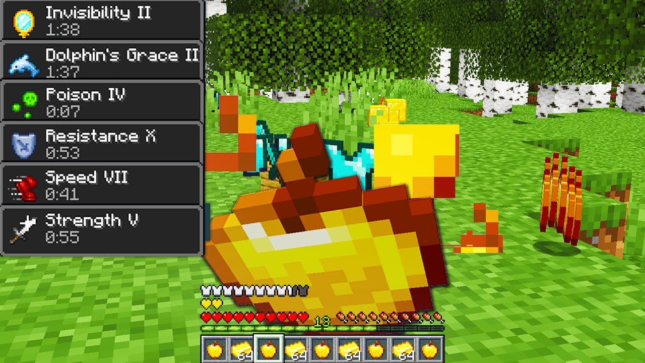 Minecraft UHC but eating gapples gives you RANDOM OP EFFECTS...? - YouTube