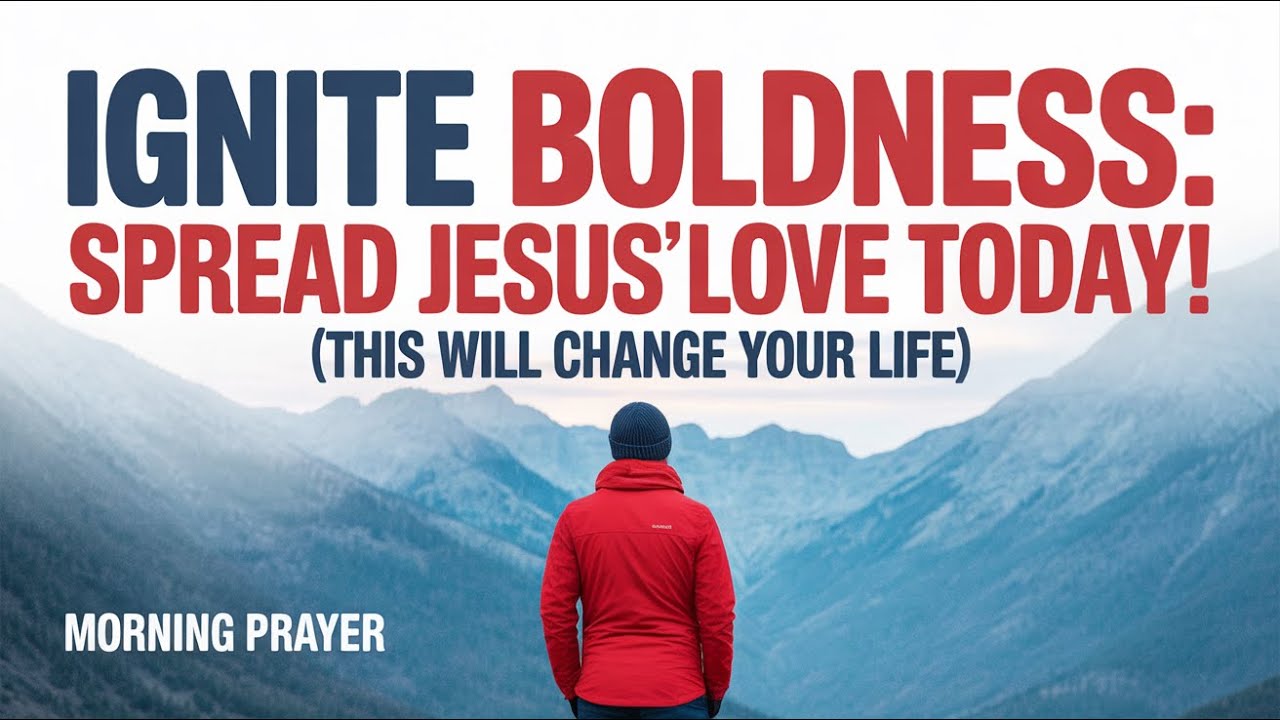 Pray for Holy Boldness to Share Jesus’ Love Today | Morning Prayer ...