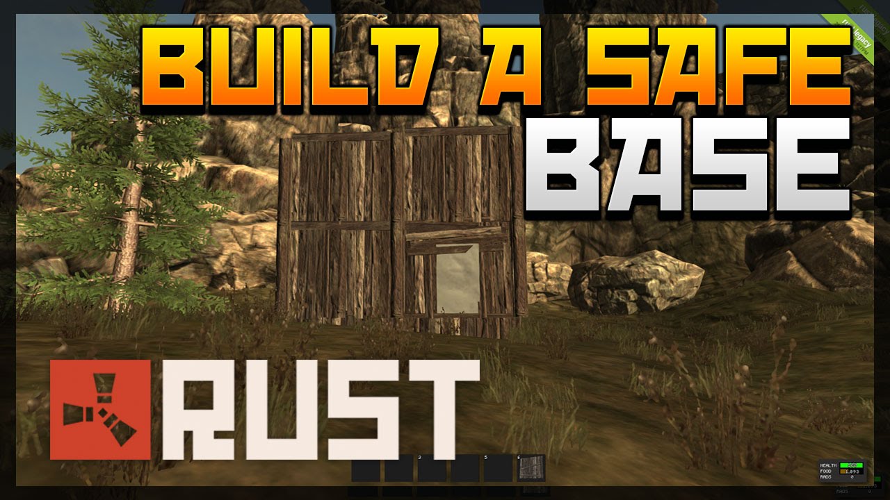 How to Build a SAFE Base in Rust - 2x2x2 Solid Wood Base - YouTube