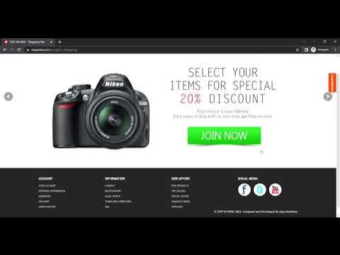 Online Shopping Cart using PHP & MySQL - STEP IN HERE - YouTube