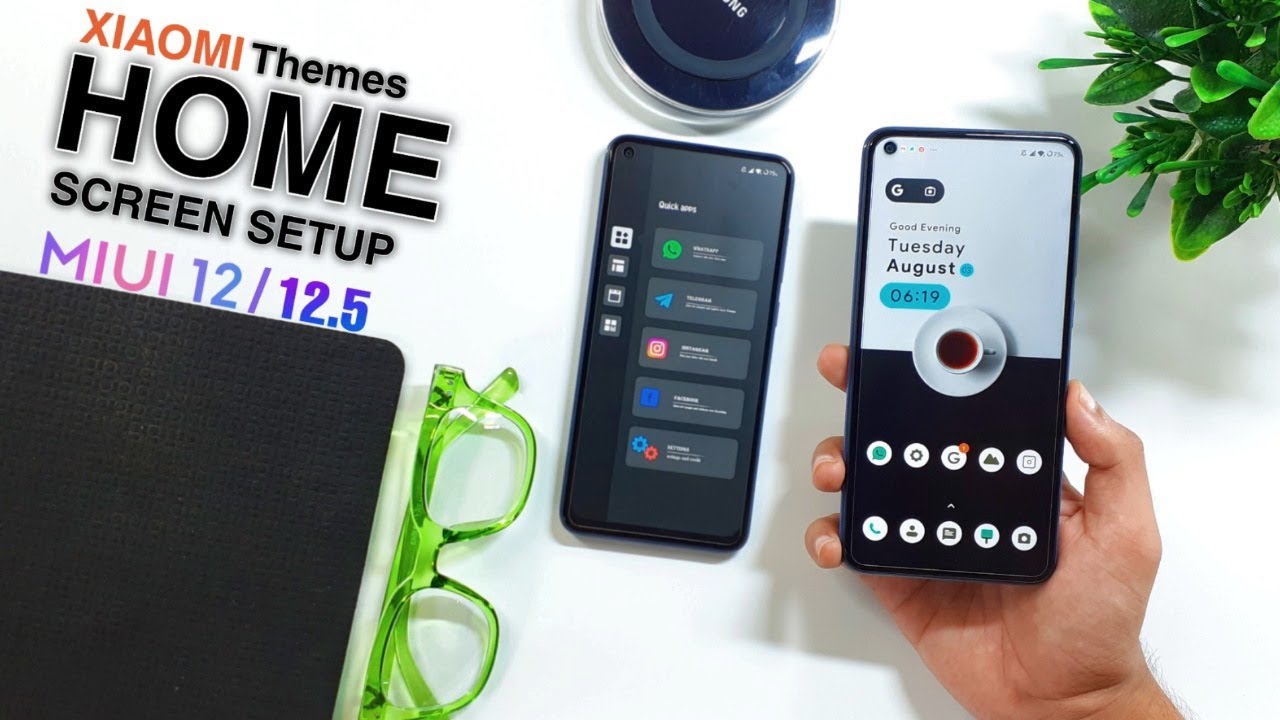 Best Minimal home screen setup for XIAOMI | i love it 😍 | Best home screen setup for MIUI 12 ...