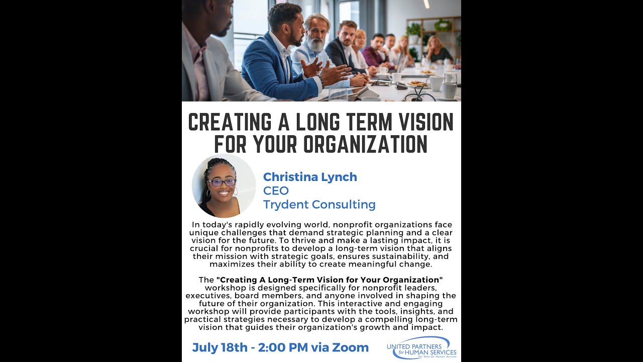 Creating a Long Term Vision for Your Organization - YouTube