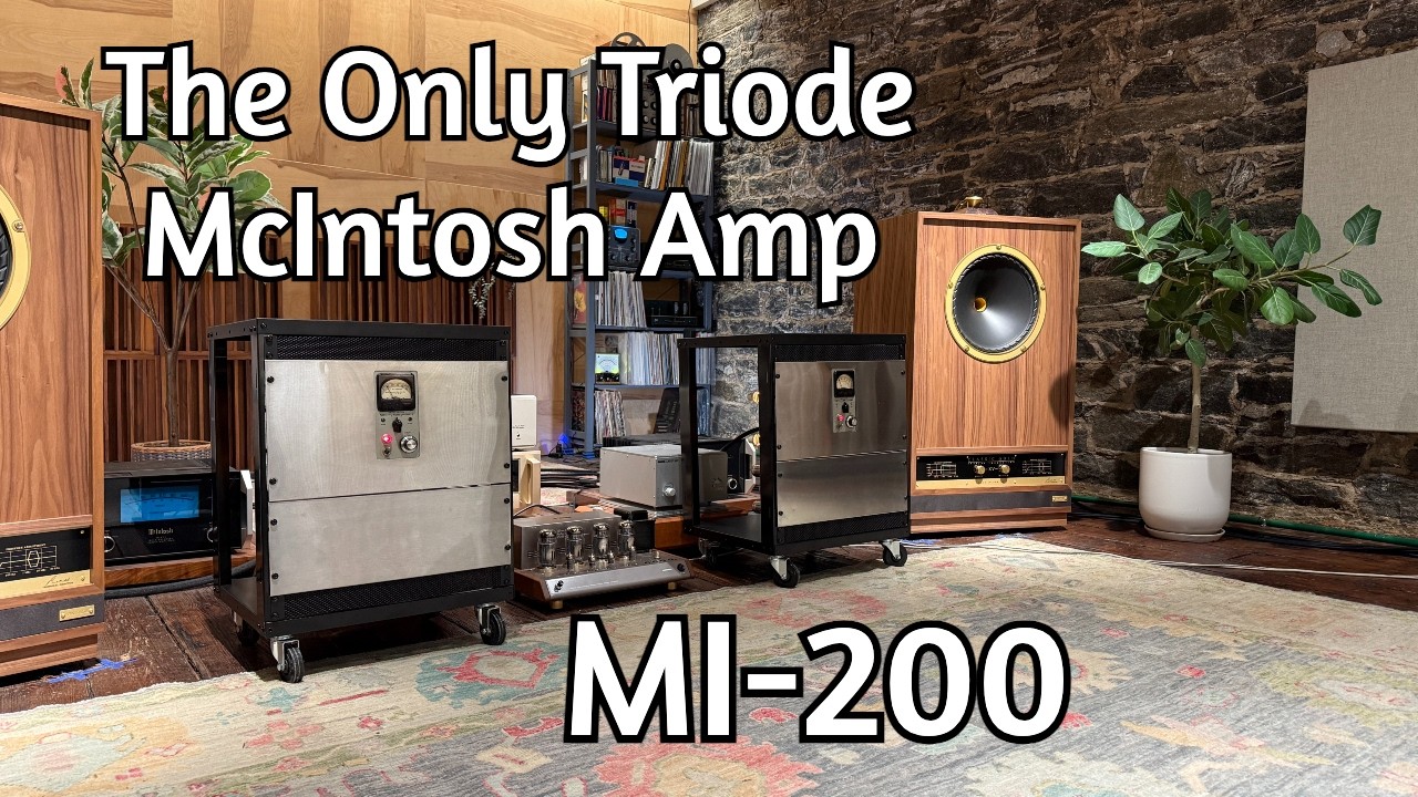 McIntosh's Only Triode Amplifier ~ MI-200 Restoration Overview & Bench ...