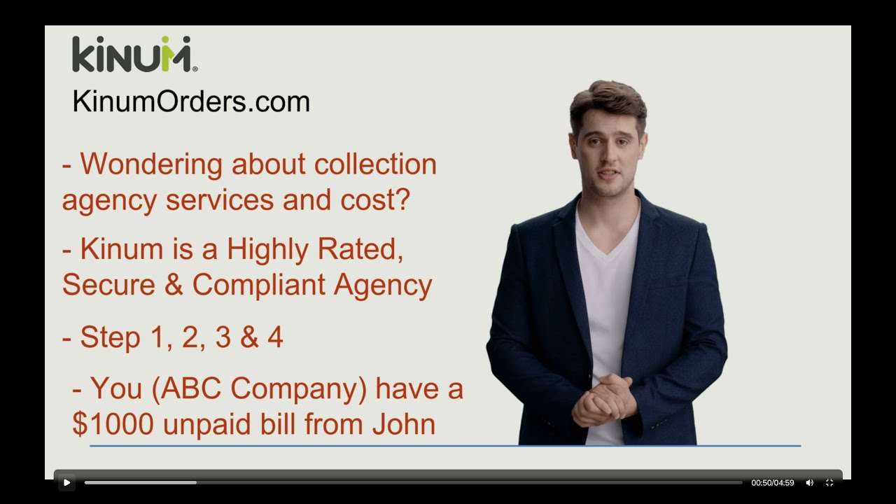 Collection Agency Services and Pricing: Kinum Inc - YouTube