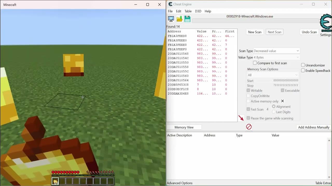 Minecraft Bedrock Instant Consume Food Mod | Cheat Engine (#3) - YouTube