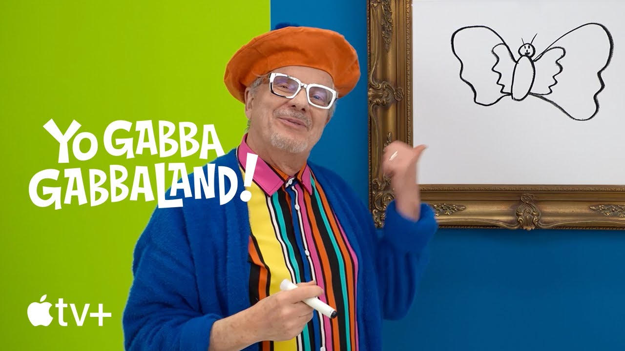 Yo Gabba GabbaLand! — How To Draw a Butterfly | Apple TV - YouTube