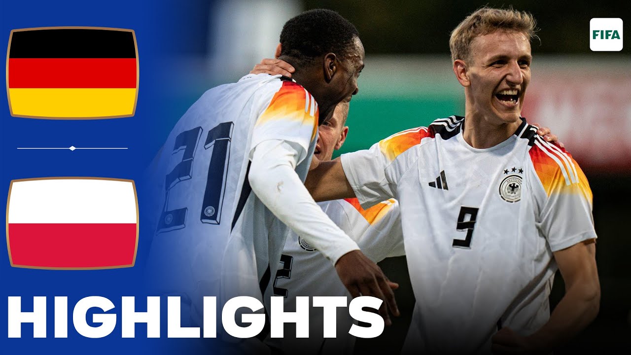 Germany vs Poland | Highlights | U20 International Friendly 11-10-2024 ...