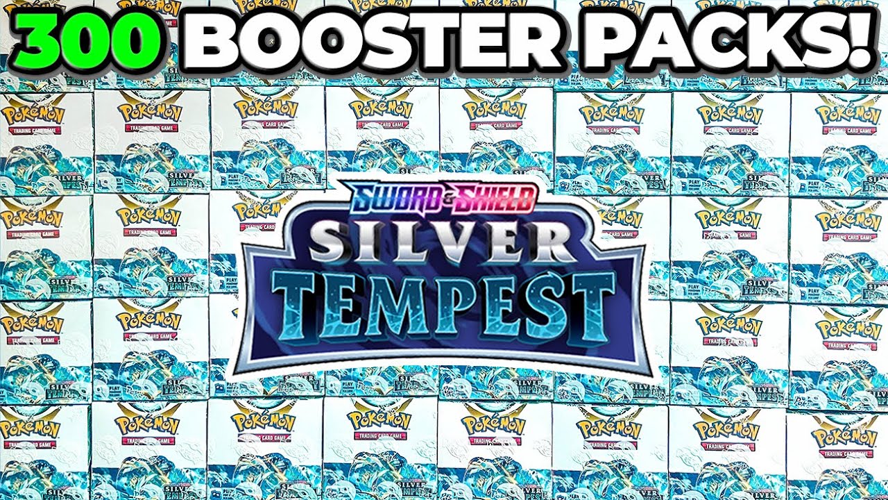 300 Pokemon Booster Pack OPENING! (Silver Tempest & MORE) - YouTube