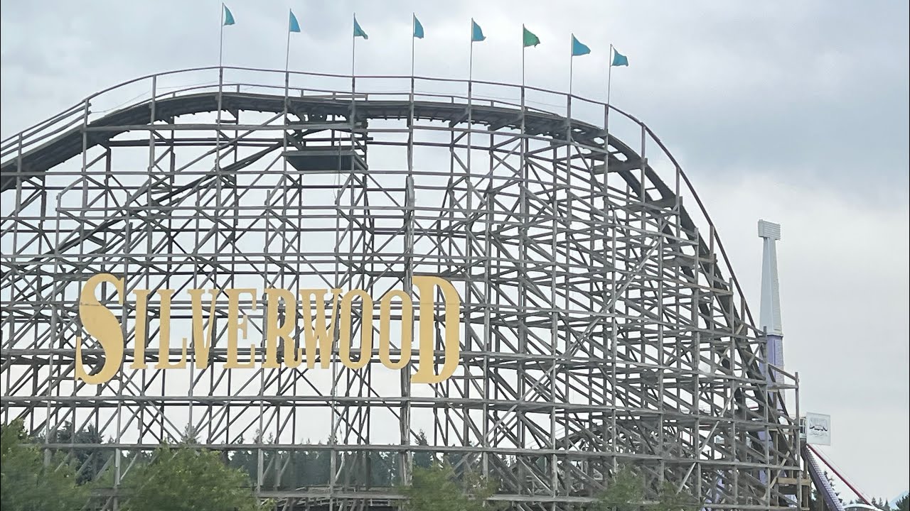 Ride on timber terror rollercoaster at silverwood - YouTube