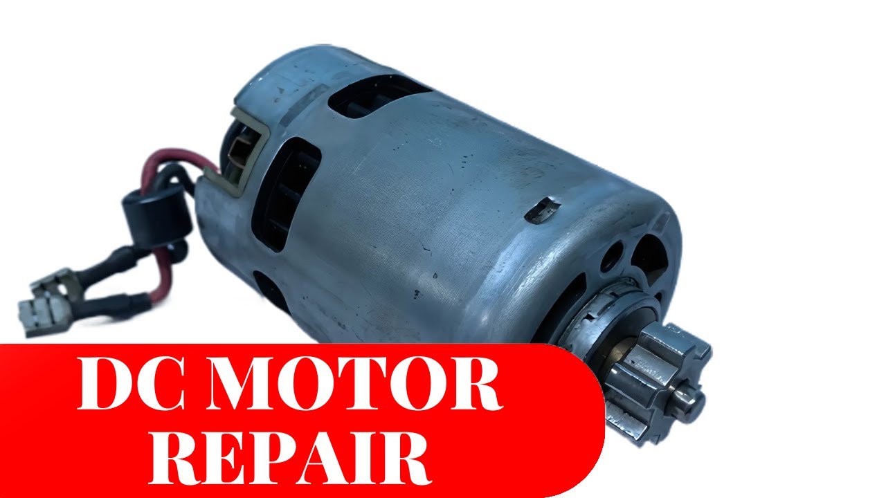 How to Start a Defective DC Motor Again Bosch Rechargeable Jet Stone ...