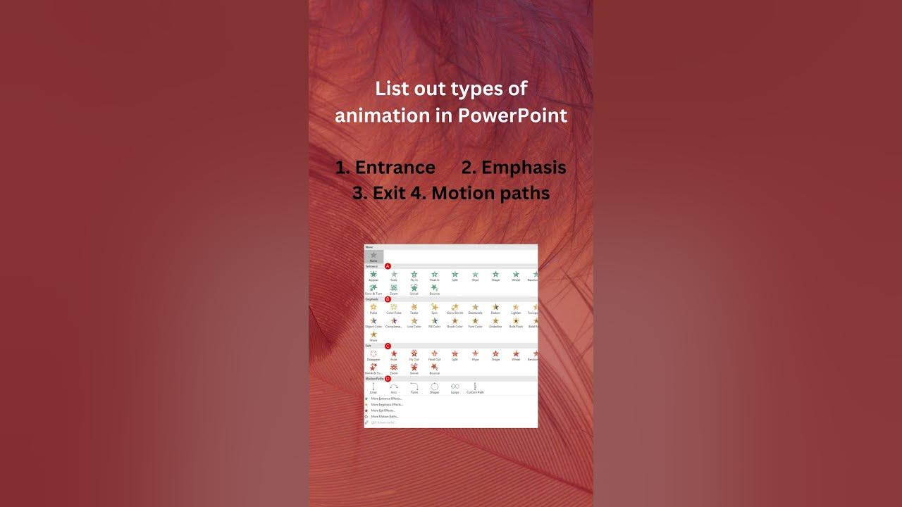 Types of animation PowerPoint - YouTube