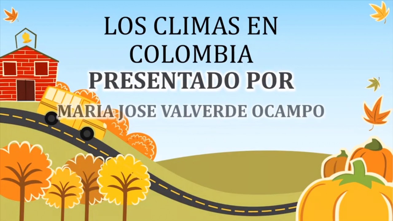 Los climas en COLOMBIA - YouTube