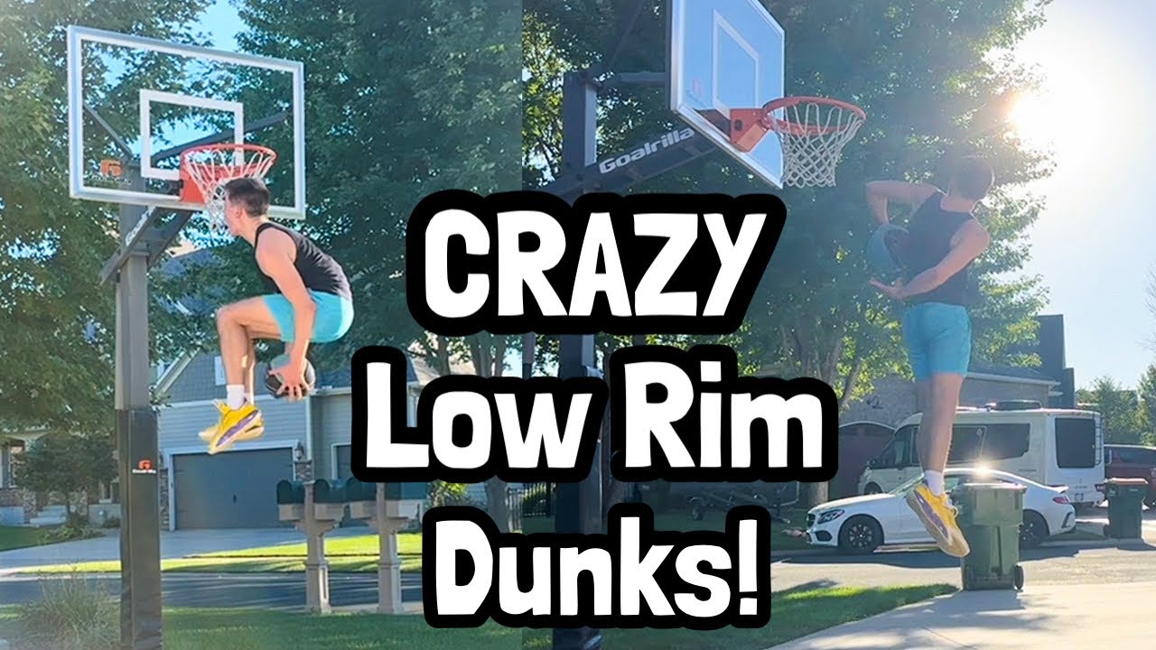 TONS OF DUNK PR’S! Left Handed Low Rim Dunk Session - YouTube
