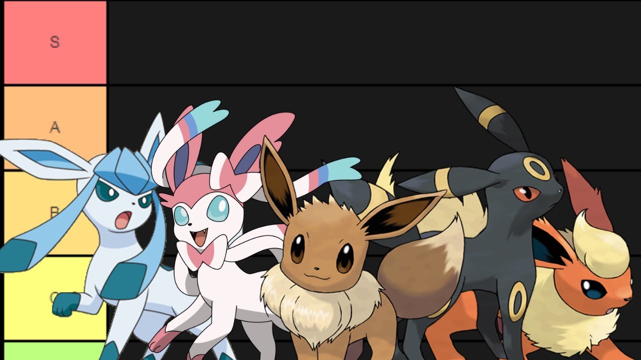 QUAL A MELHOR EEVOLUTION NO COMPETITIVO? RANKEANDO EEVEE E SUAS ...