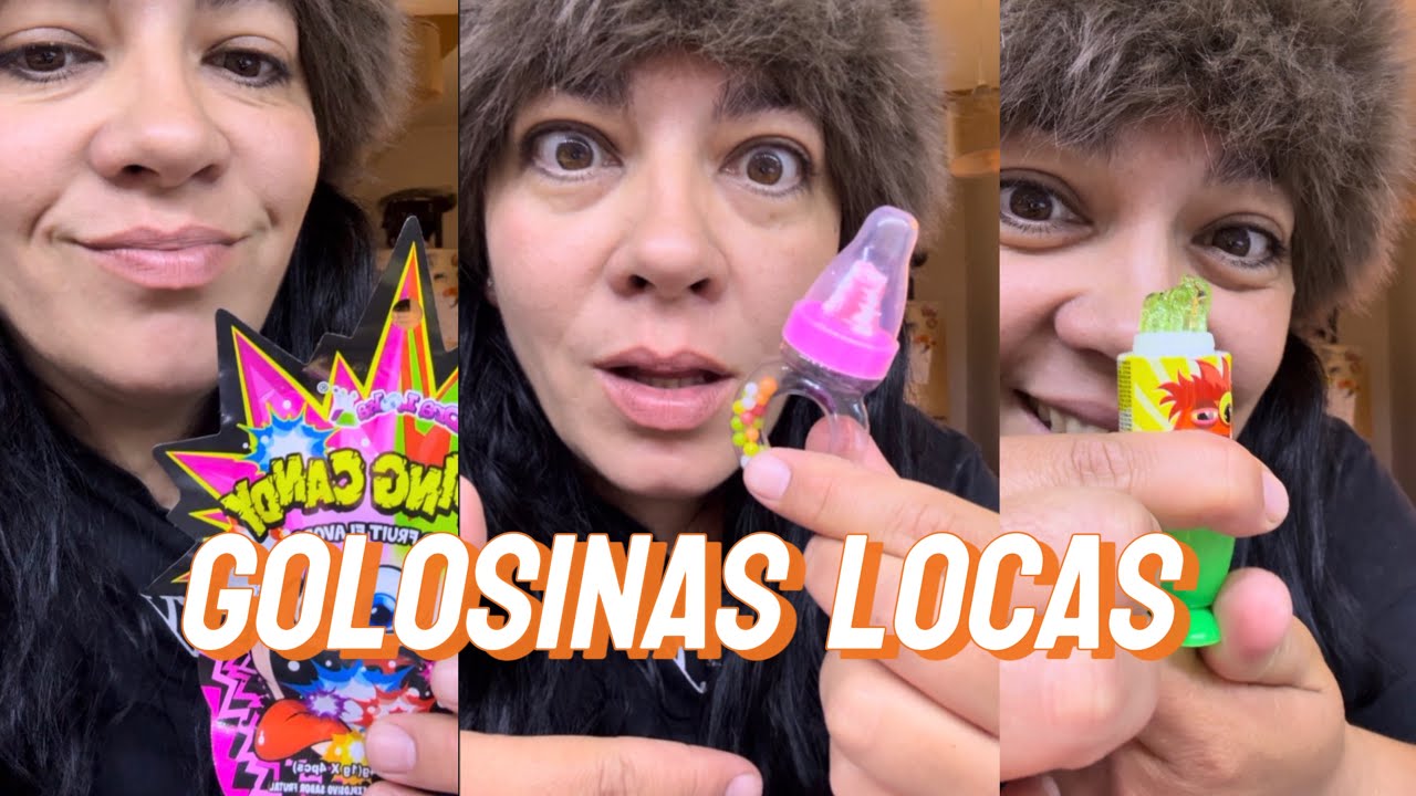 PROBANDO DULCES EXPLOSIVOS Y EXTRAÑOS 😱 - YouTube