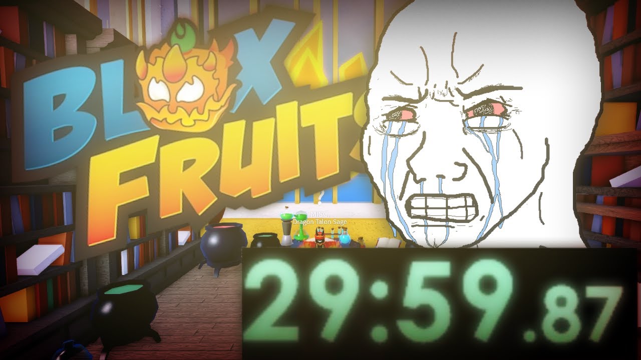 i tried to do a blox fruits speedrun.. - YouTube