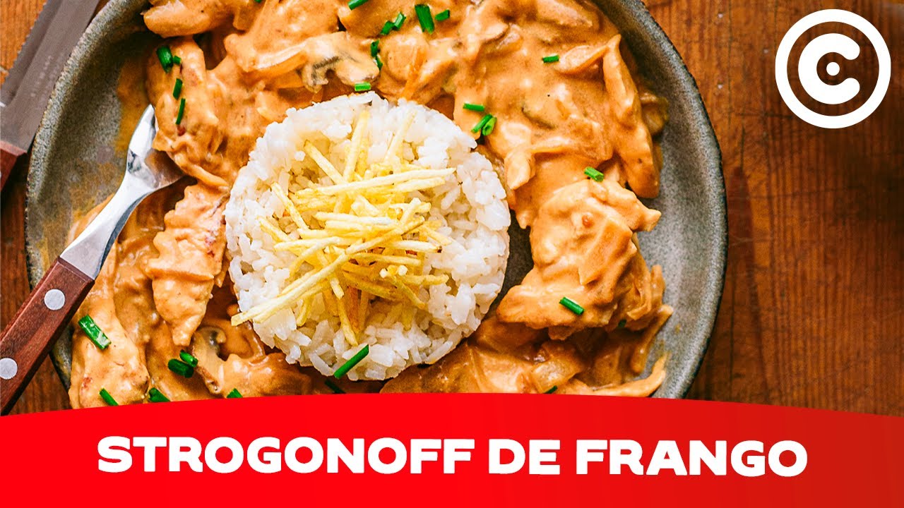 Como fazer Strogonoff de Frango e Cogumelos em apenas 5 passos - YouTube