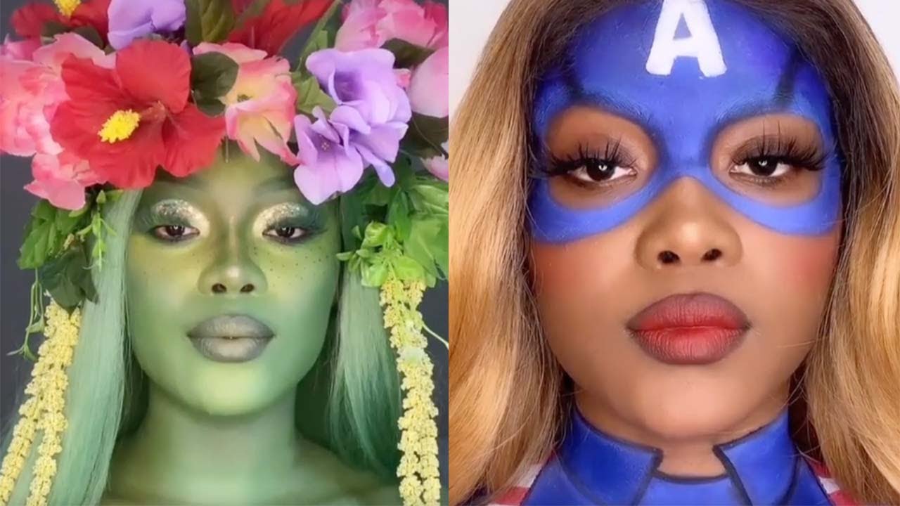 Creative Make-Up Artist Transforms Into Movie Characters - YouTube