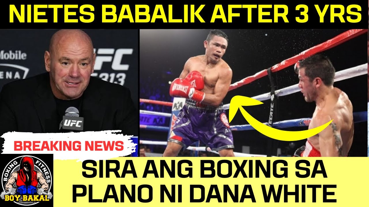 Dana White BINATIKOS Dahil Sisirain Ang Boxing | Donie Nietes Babalik ...