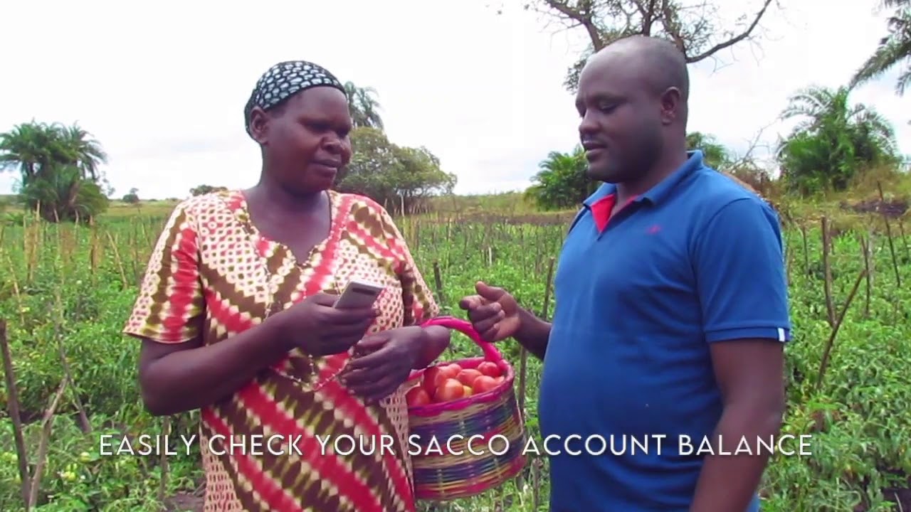 Mobile banking for SACCO members - Trias Uganda - YouTube