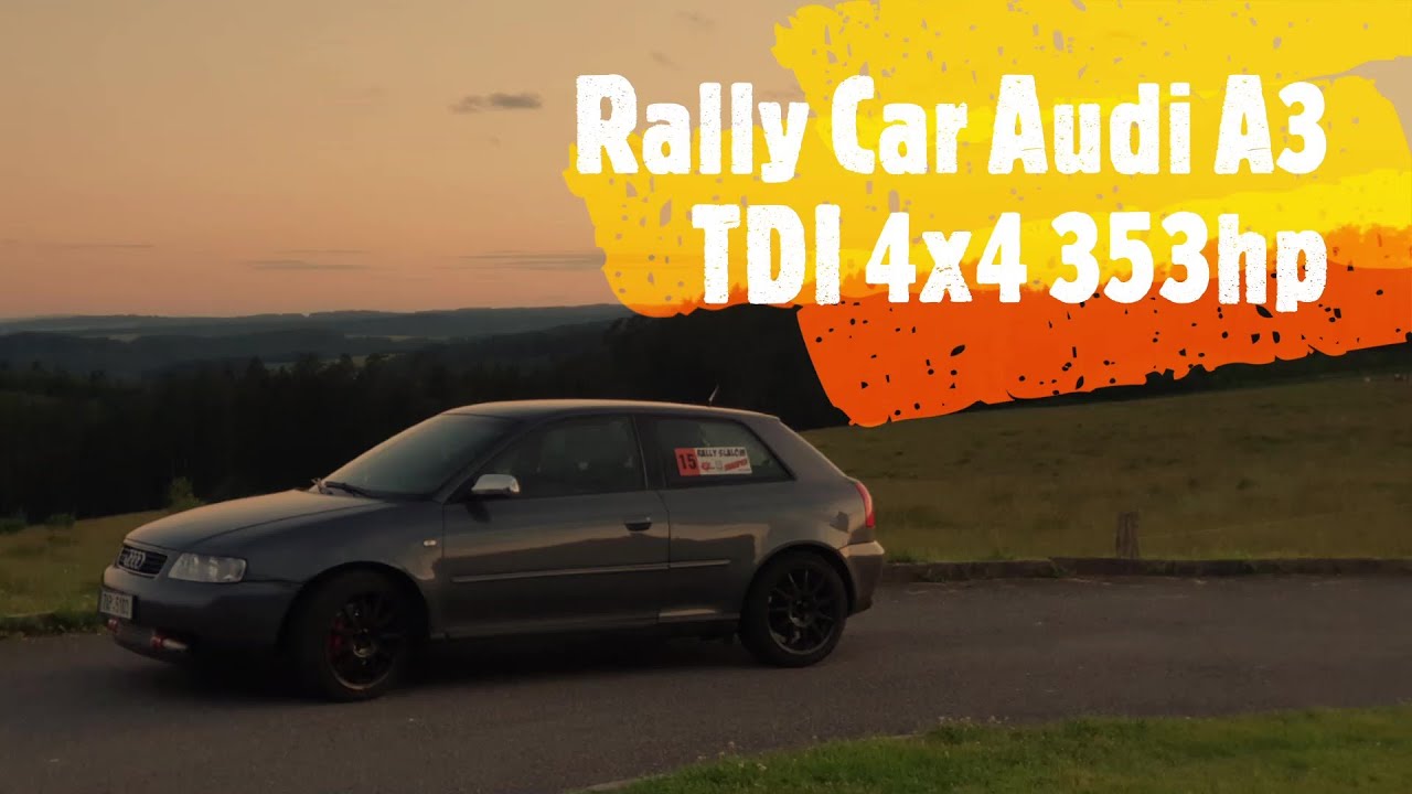 PROJECT CAR RALLY AUDI A3 TDI 4X4 353HP @ TEST 2020 |VORY TDI - YouTube