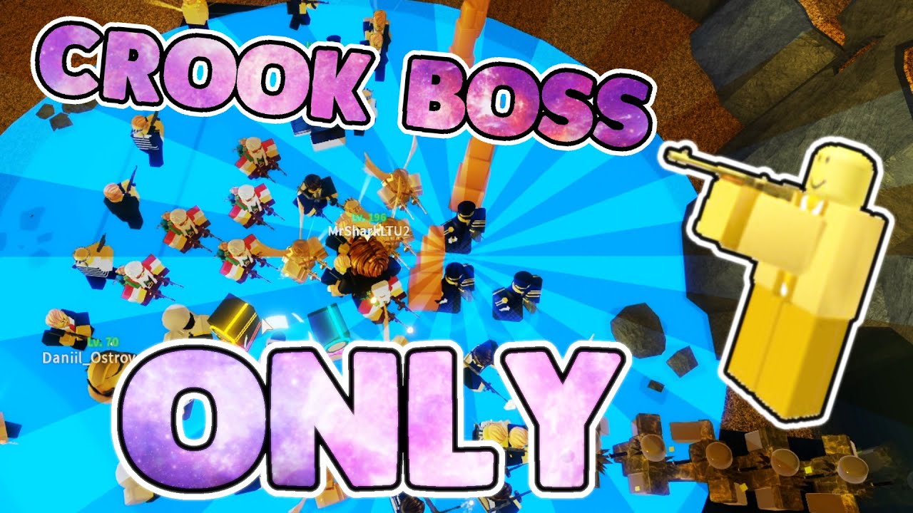 CROOK BOSS ONLY CHALLENGE! - Tower Defense Simulator! (ROBLOX) - YouTube