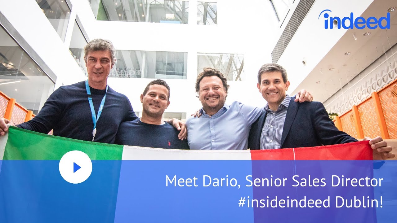 Meet Dario, Senior Sales Director #insideindeed Dublin! - YouTube