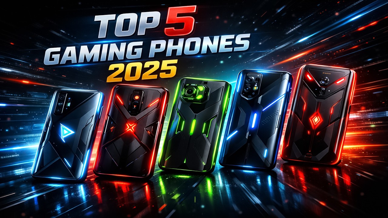 Top 5 Best Gaming Phones 2025 🔥 Ultimate Performance, Cooling & Battery ...