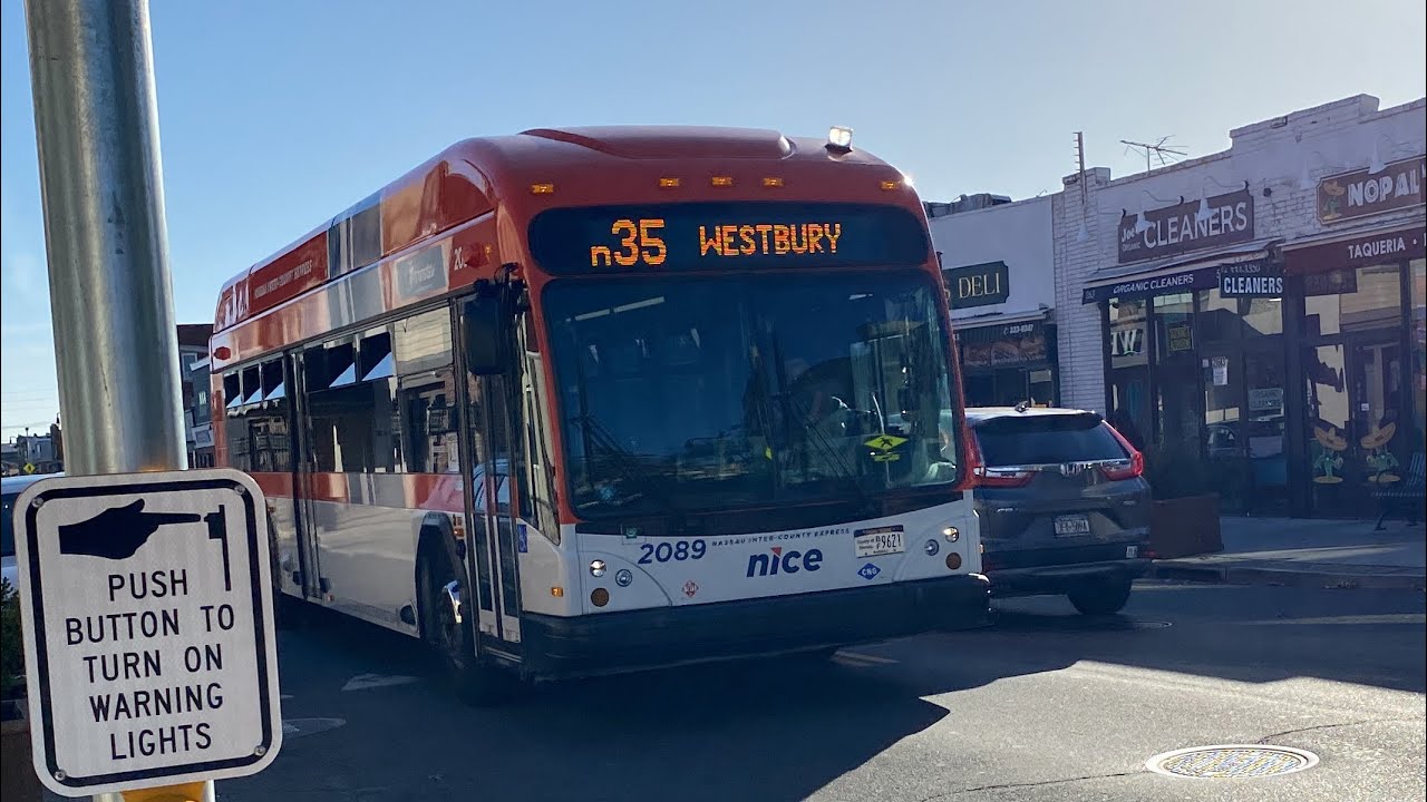 NICE Bus EXCLUSIVE: 2022 Gillig BRT+ CNG 2089 on the n35! - YouTube