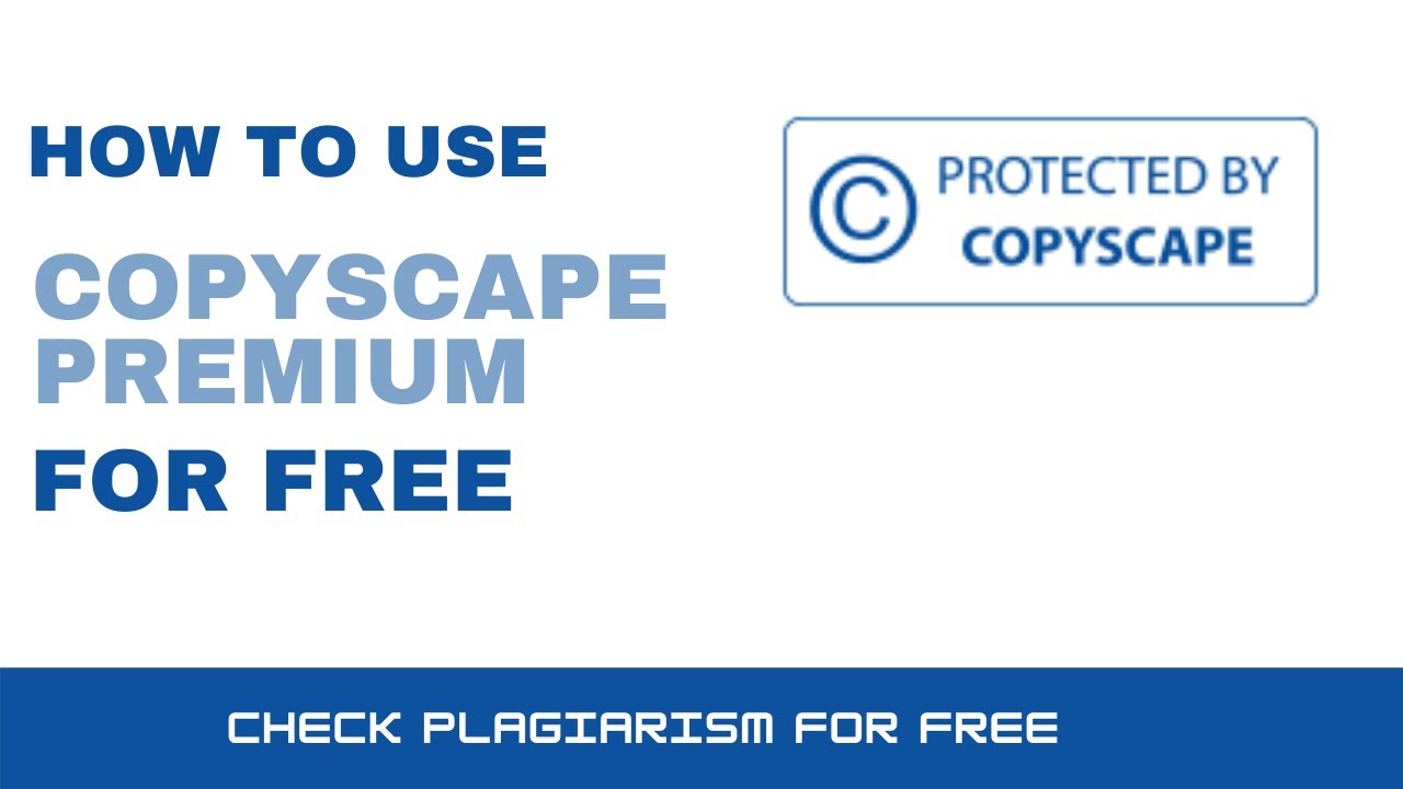 How To Use CopyScape Premium For Free | Copyscape Tutorial |Check ...