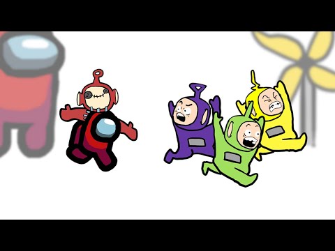 Mini Crewmate Kills Teletubbies | Among Us