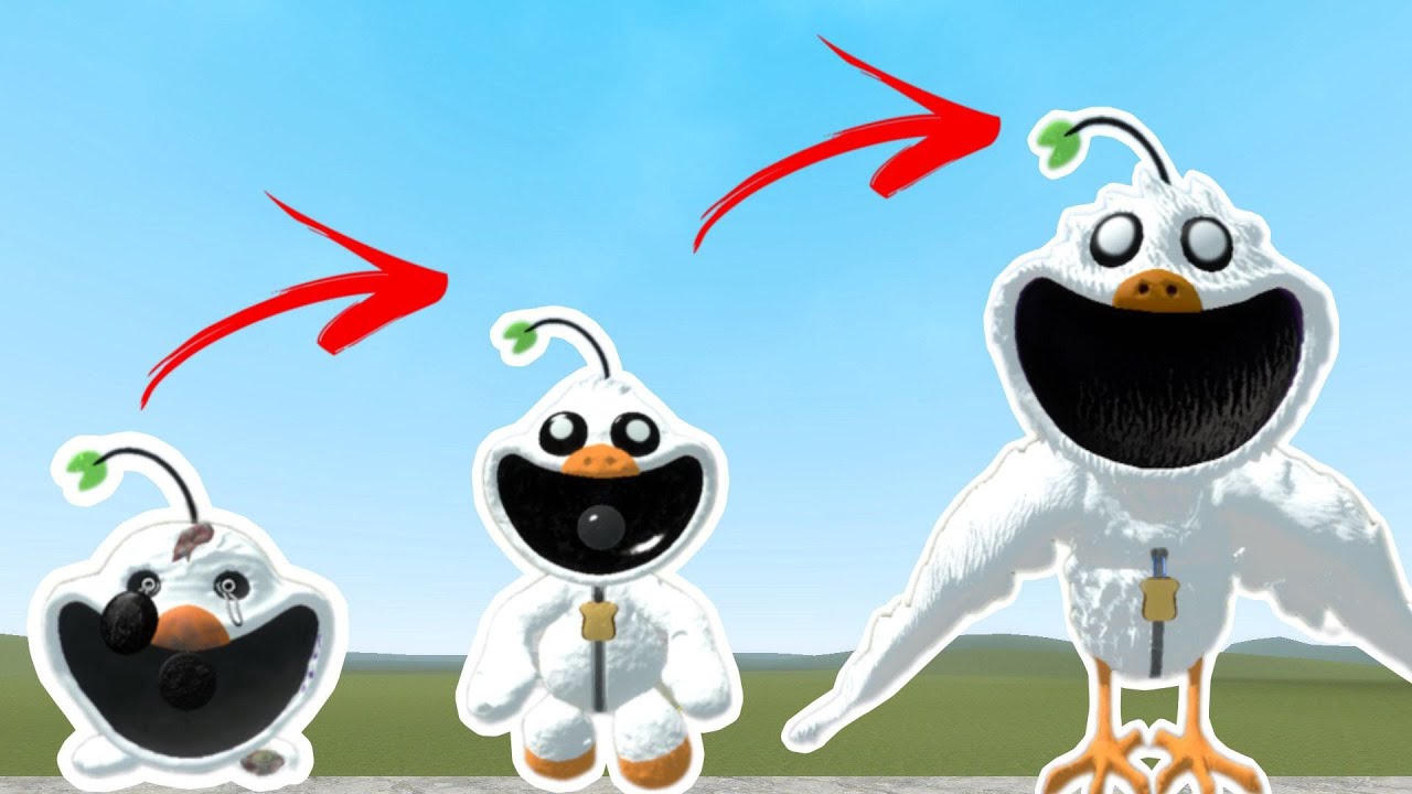 NEW EVOLUTION OF GOOFY GOOSE FORGOTTEN SMILING CRITTERS POPPY PLAYTIME ...
