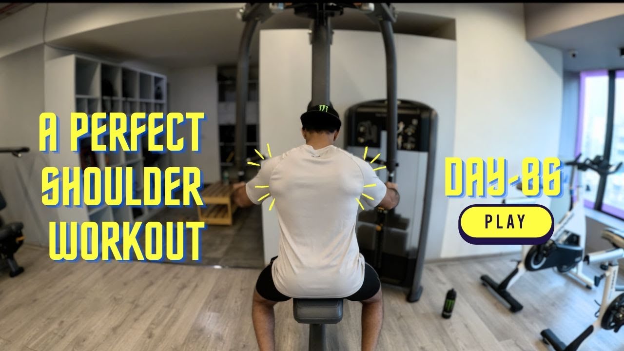 A perfect Shoulder workout...Day-86 - YouTube