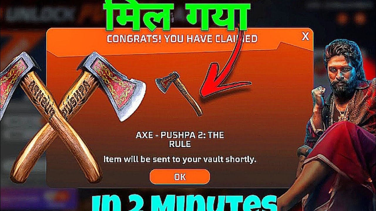 free fire pushpa 2 event - how to complete pushpa 2 event - YouTube