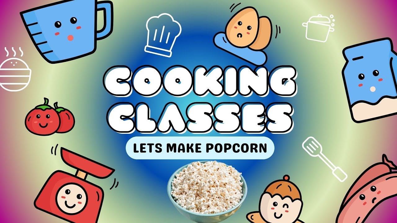 Easy Popcorn Recipe in 5 Minutes | Educational video for kids - YouTube