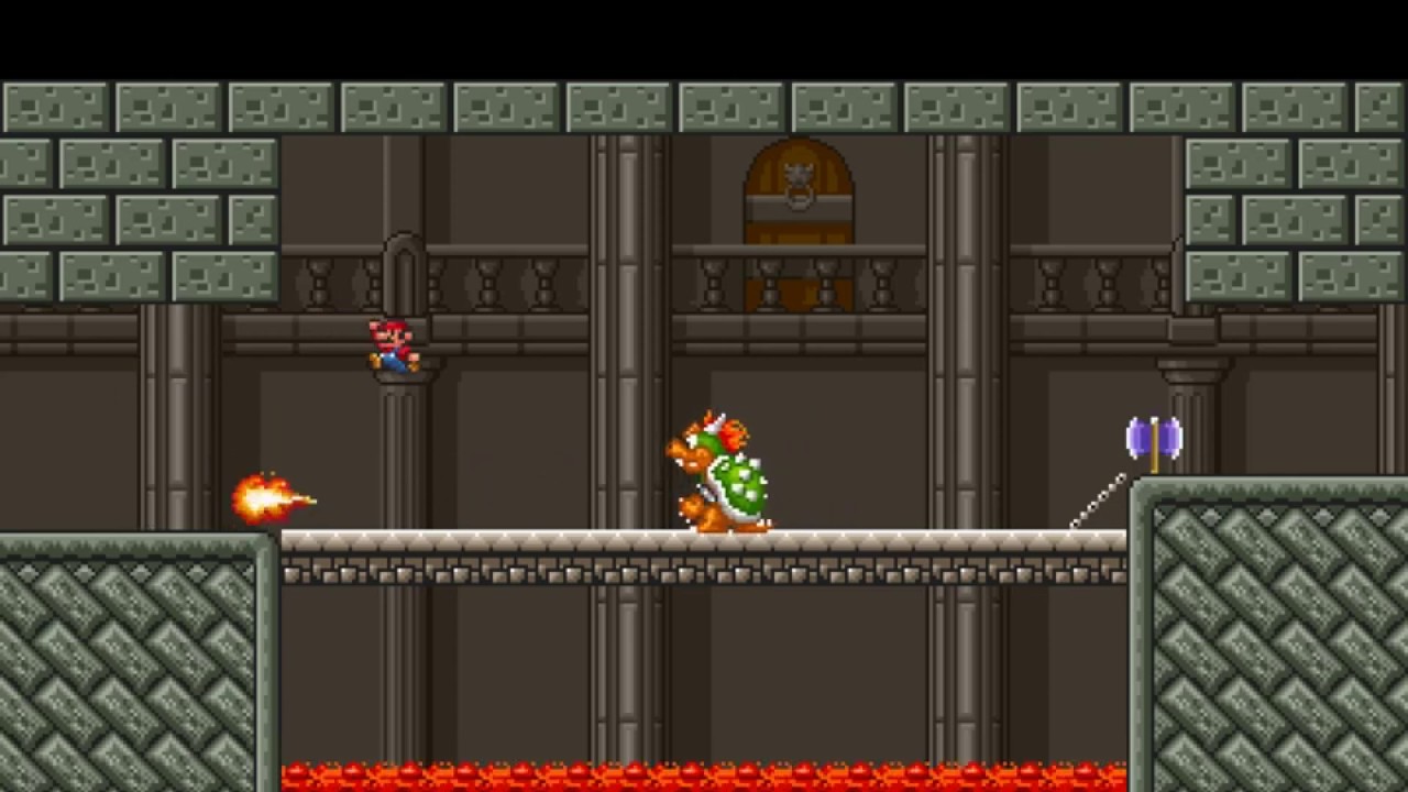 Super Mario Bros. X (SMBX2 PAL Build) SMB1 Bowser Stopped Throwing ...