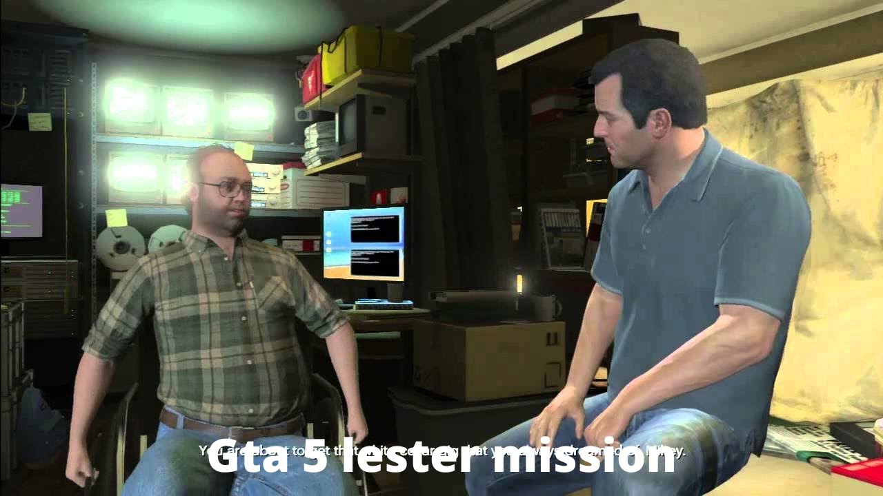 Gta 5 lester mission - YouTube