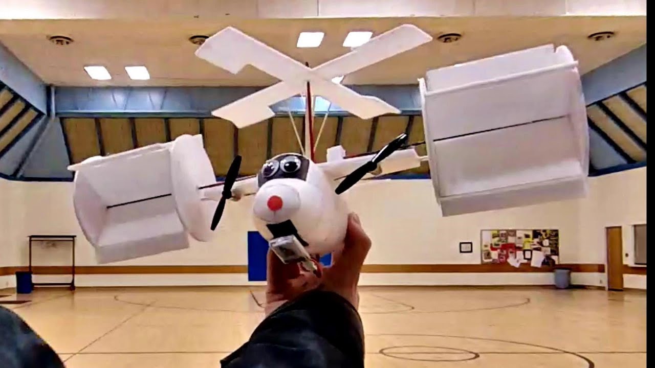 ORCA Indoor Fly Session - "Flying Circus" Flight Test - YouTube