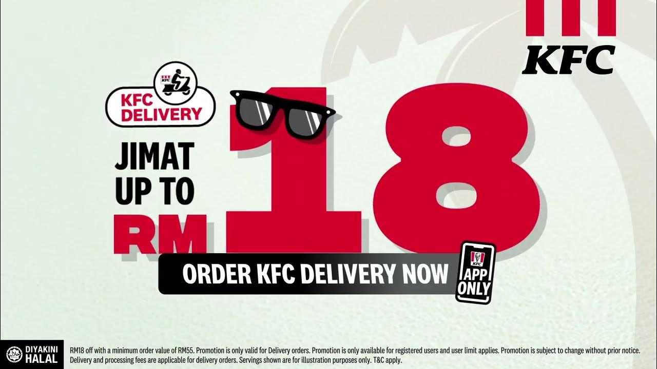 RM18 OFF KFC Delivery! - YouTube