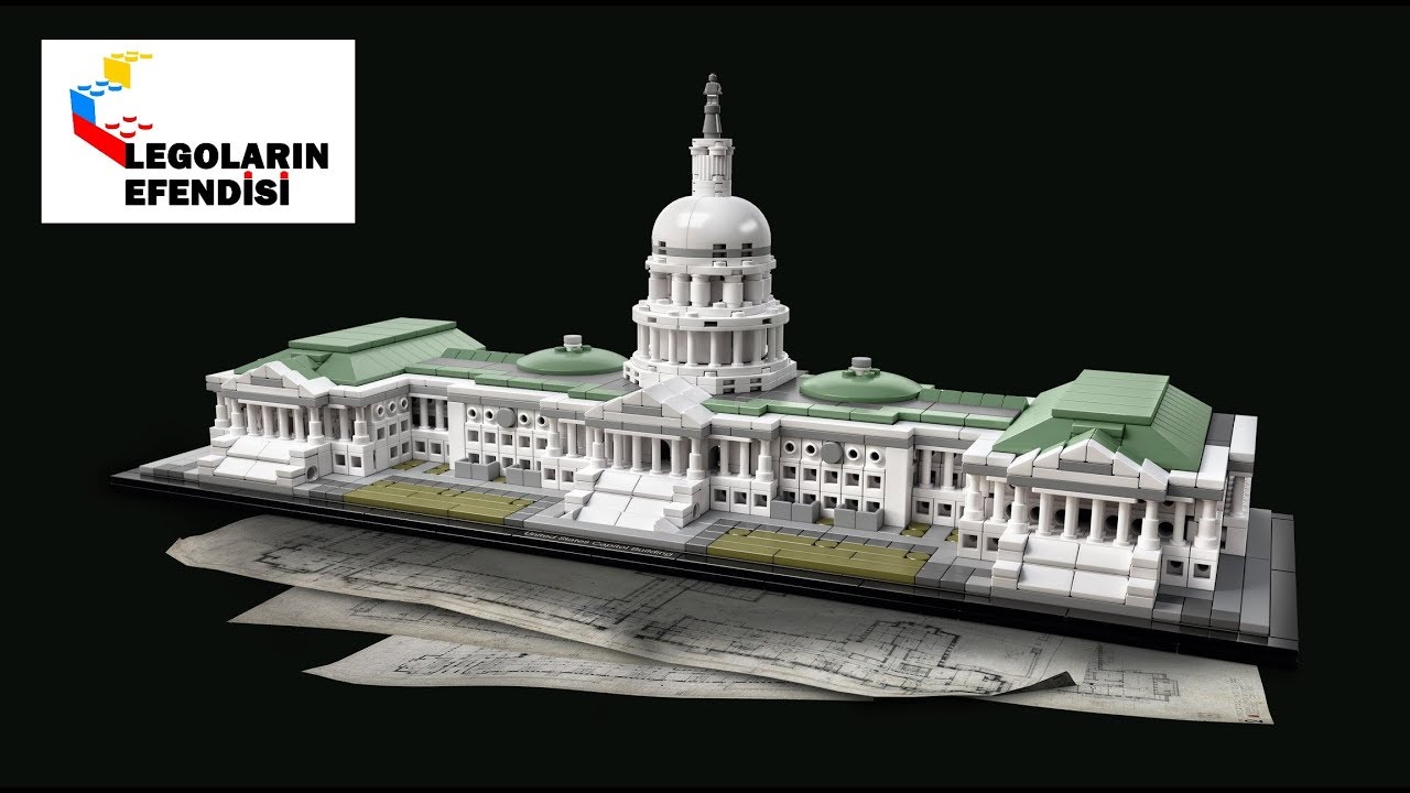Lego Architecture 21030 United States Capitol Building - YouTube
