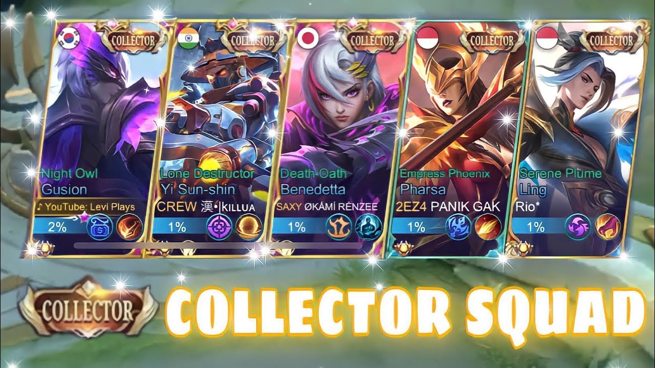 Finally COLLECTOR SQUAD Skin is here😍😱 | Mobile Legends🔥 - YouTube